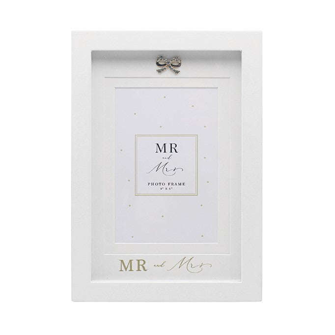 Wooden Photo Frame With Diamante Bow – Premier Christian Marketplace