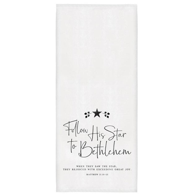 Follow His Star Tea Towel – Premier Christian Marketplace