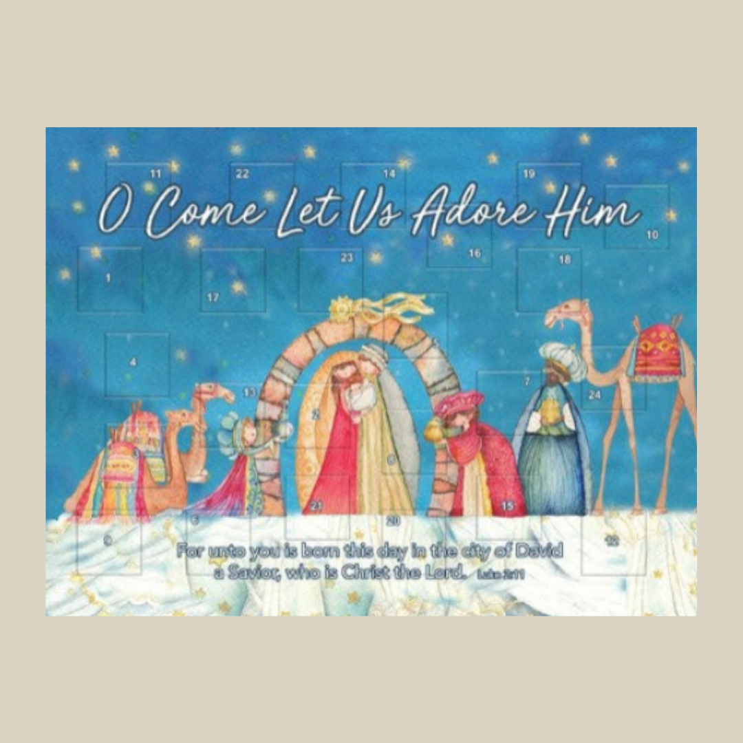 O Come Let Us Adore Him Advent Calendar – Premier Christian Marketplace
