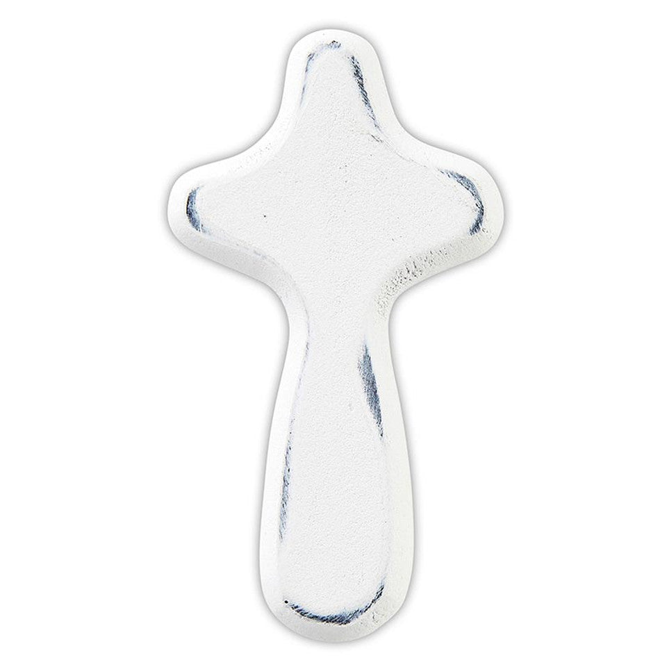 White Mini Prayer Cross – Premier Christian Marketplace