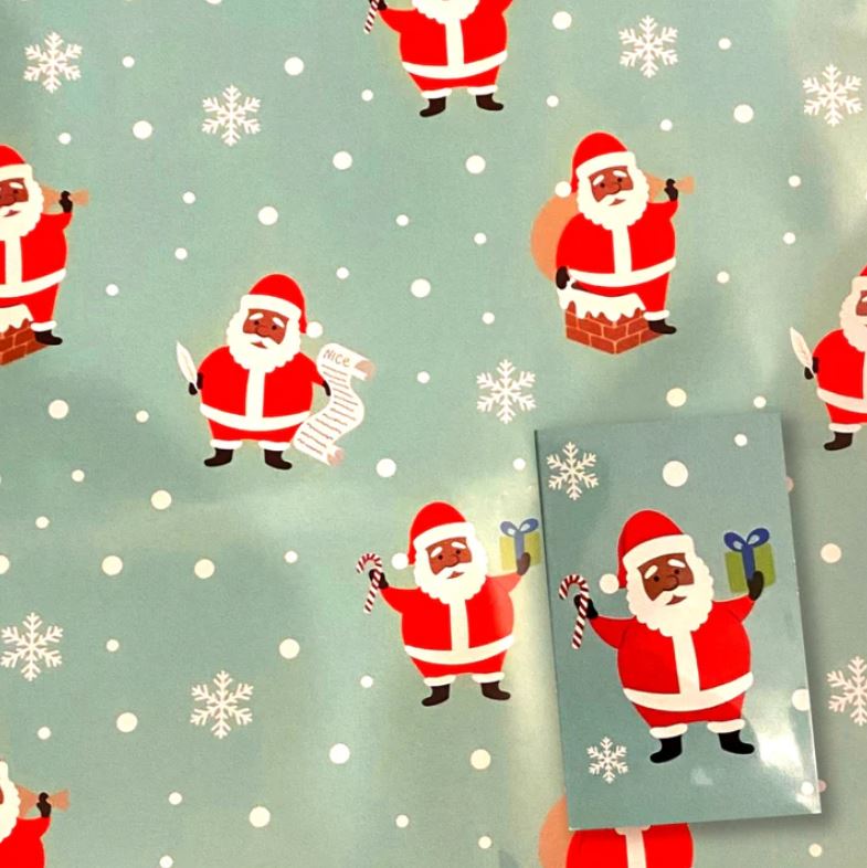 Santa Gift Wrap & Tag set X3 – Premier Christian Marketplace